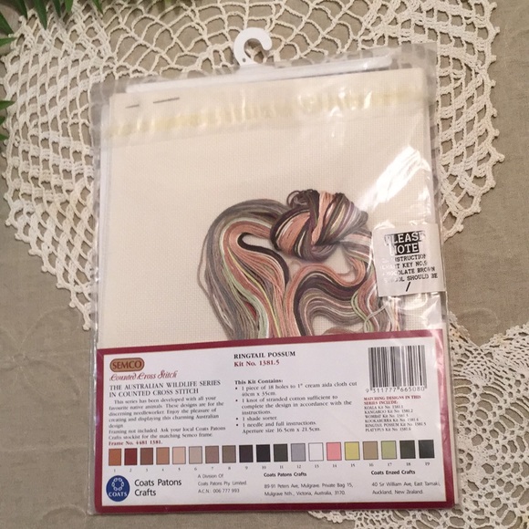 Office | Australian Ringtail Possum Cross Stitch Kit New | Poshmark